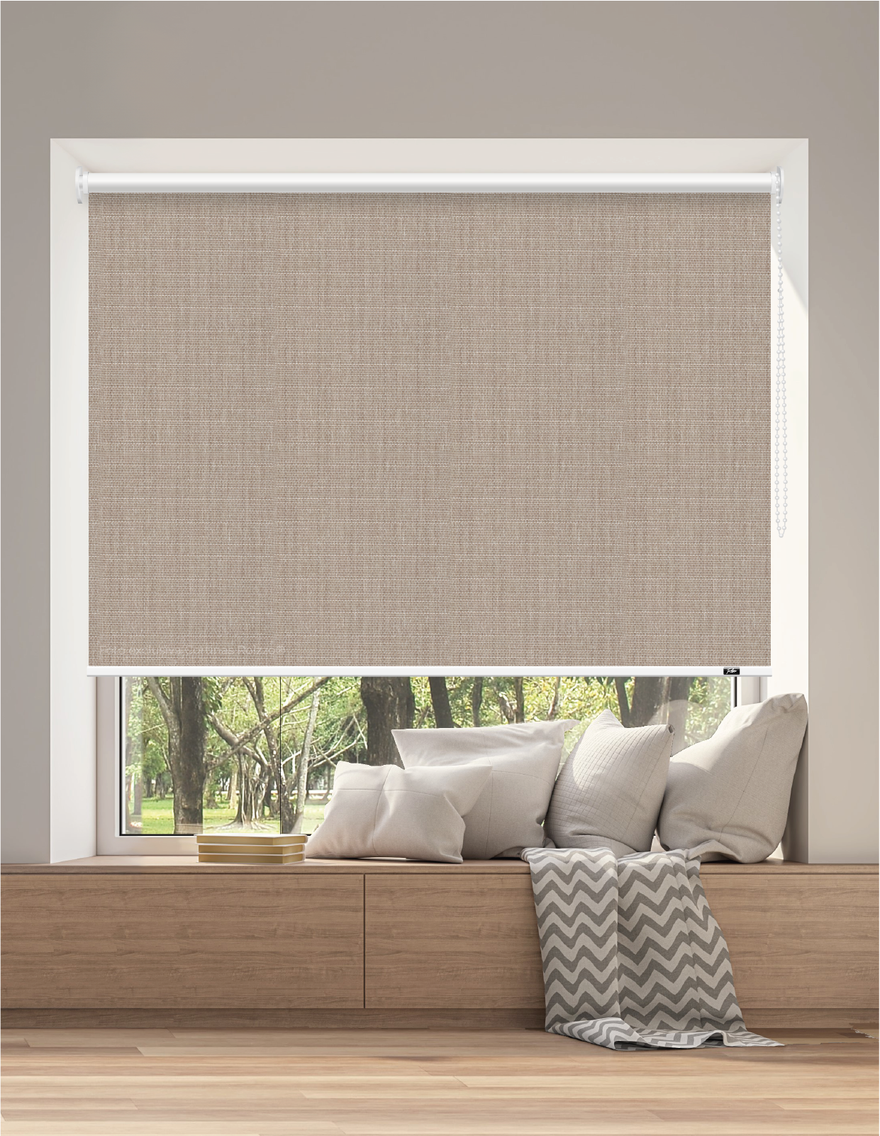 CORTINA ROLLER BLACKOUT BK10 - RÚSTICO TOSTADO – Cortinas Rolzzo