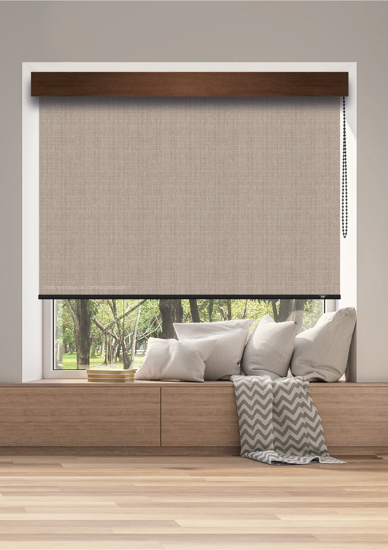 CORTINA ROLLER BLACKOUT BK10 - RÚSTICO TOSTADO – Cortinas Rolzzo